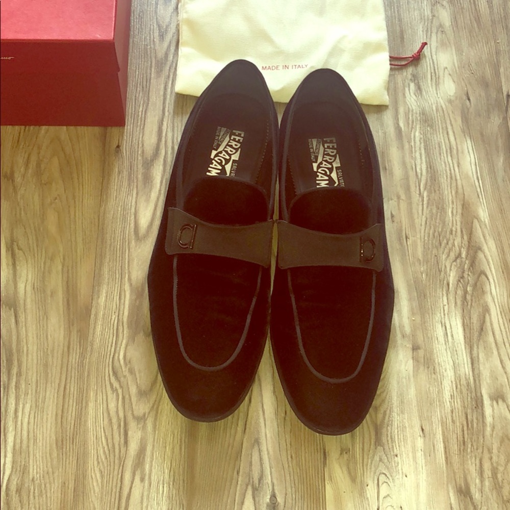 Andrea Velvet Smoking Shoe Loafers - Gem